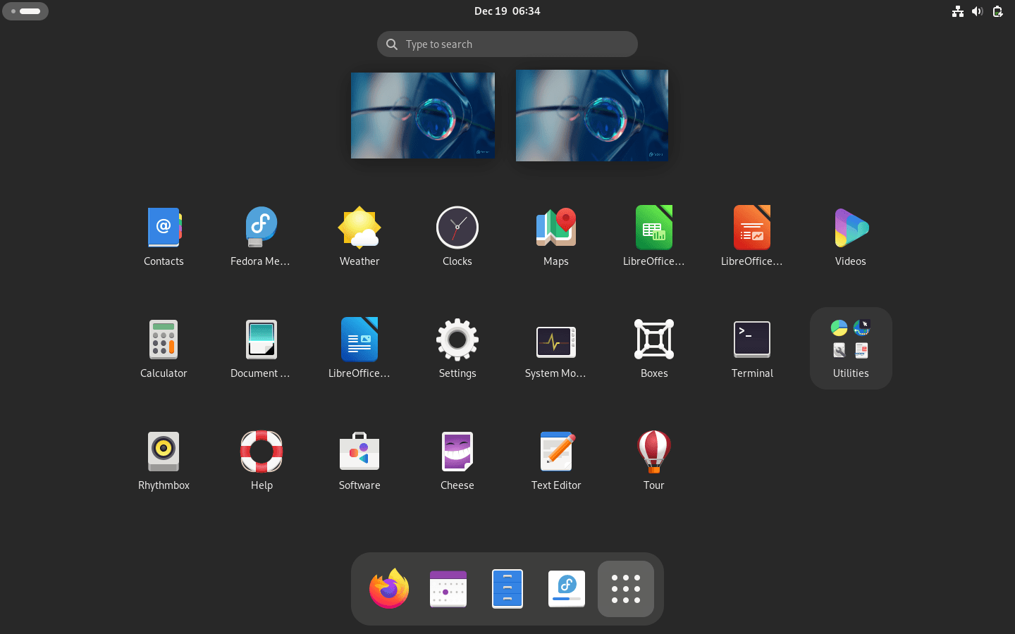 Fedora Linux 39 (November, 2023) Workstation 64-bit Official ISO Disk ...