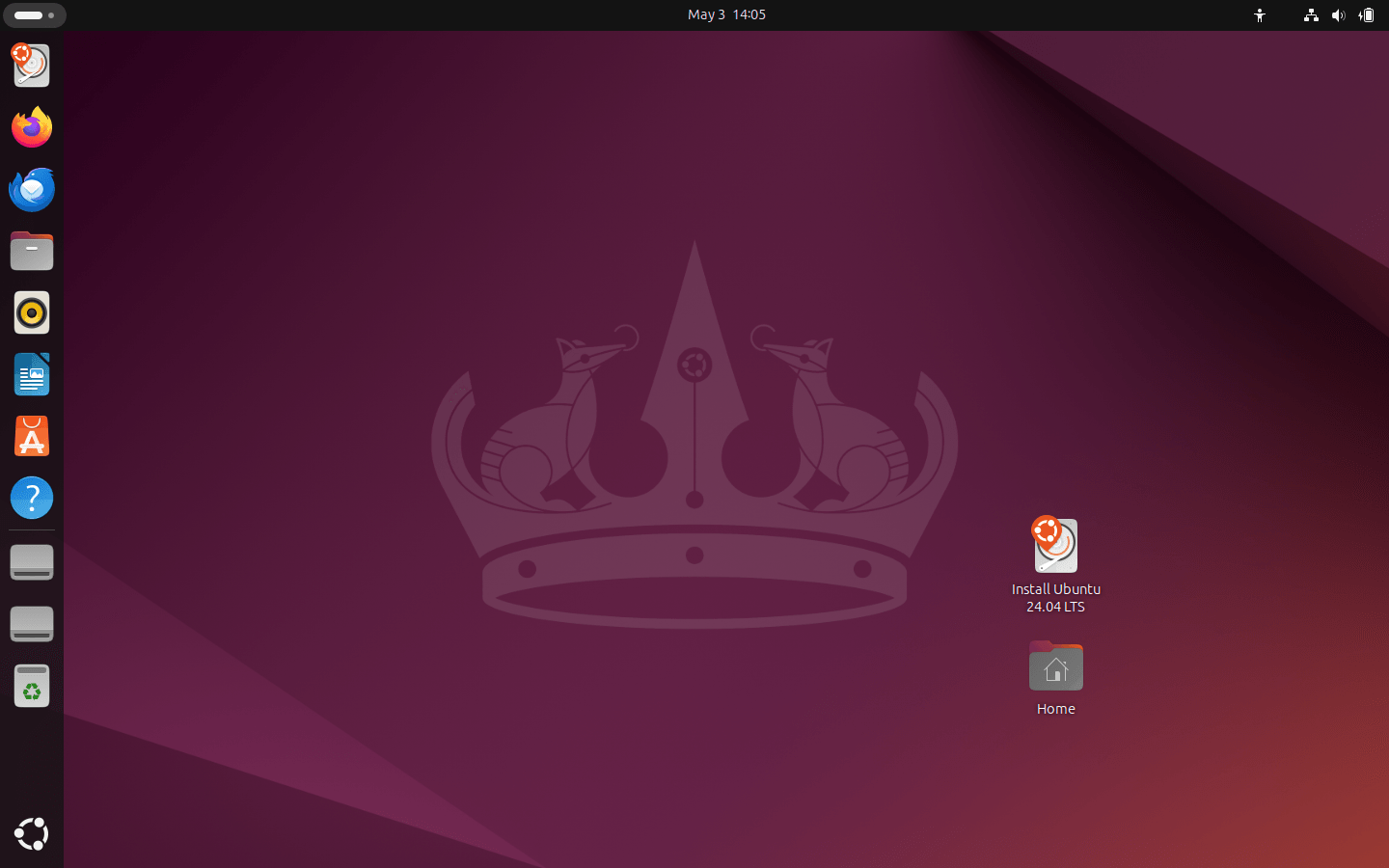 Ubuntu 24.04 LTS Noble Numbat (April, 2024) Desktop 64-bit Official ISO ...